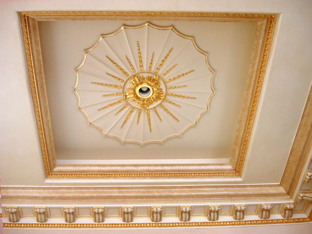 Ornamental Ceiling - Sam's Custom Interior Finish
