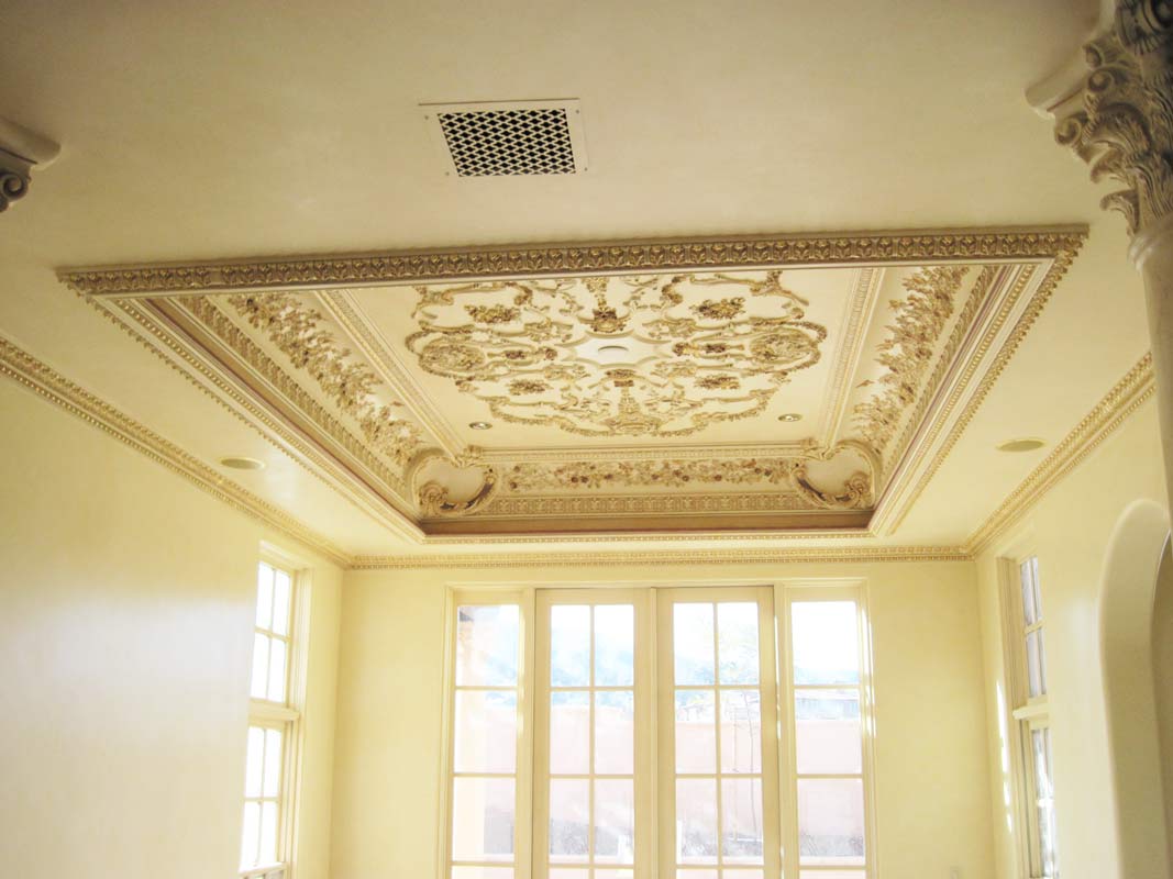 Ornamental Ceiling - Sam's Custom Interior Finish